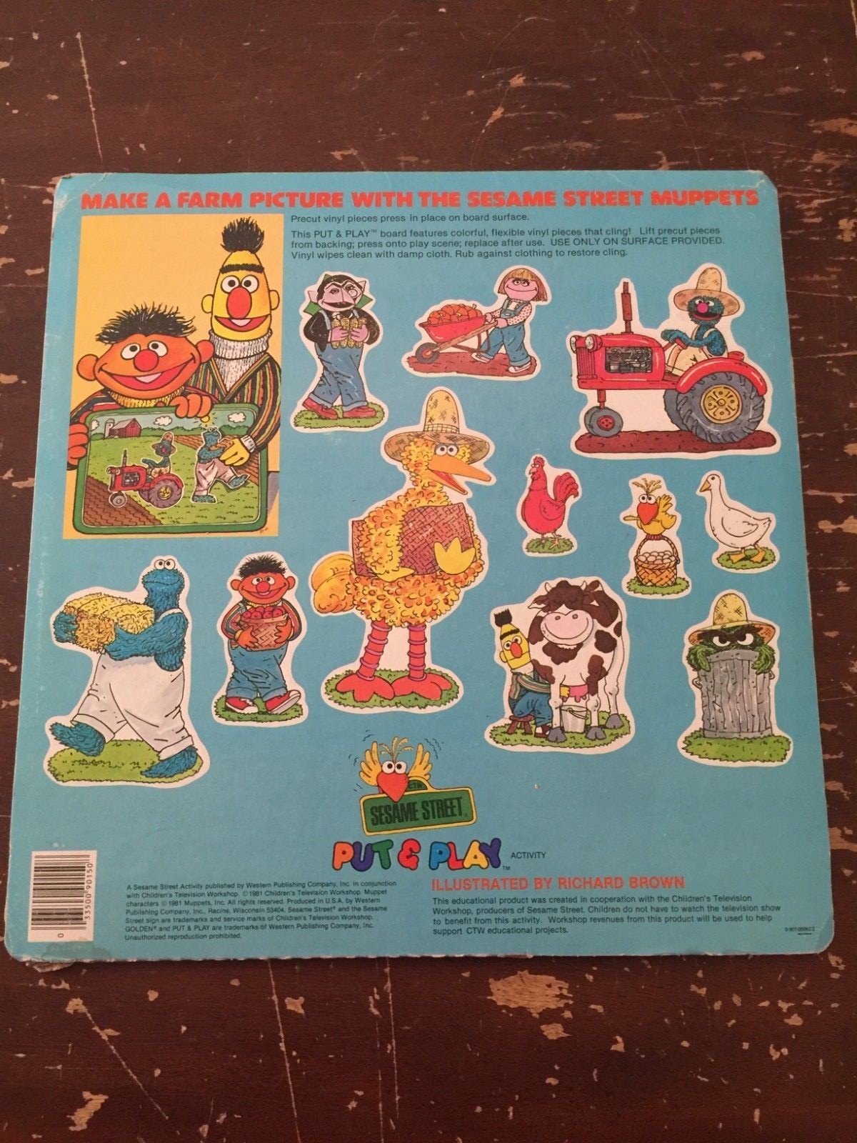 1981 Sesame Street Put & Play On The Farm Toy Complete | eBay