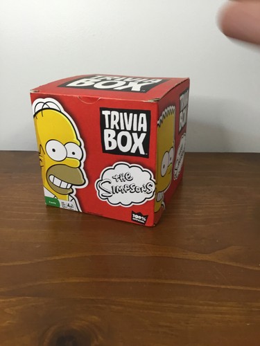 the simpsons Trivia box card game 2012 | eBay Australia