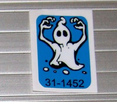 Cyclone SPOOK Pinball Machine Drop Target Decal | eBay