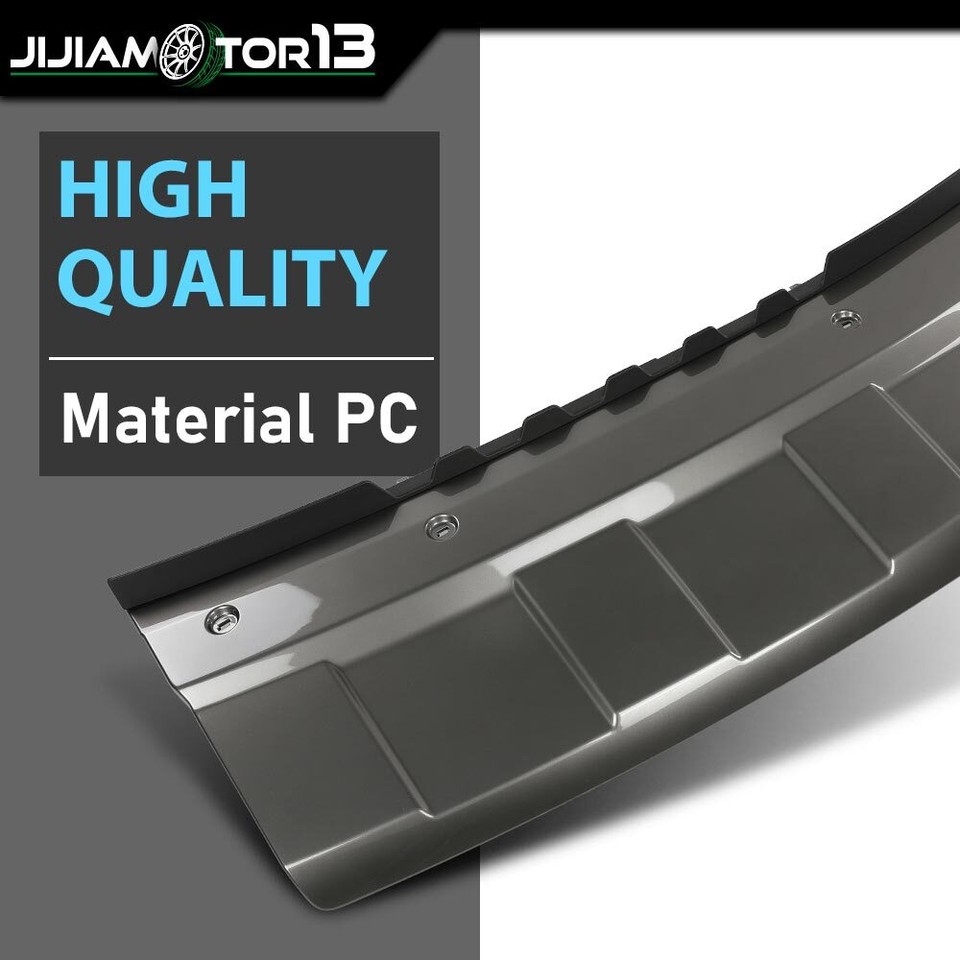 Black Bumper Tow Hook Cover Spoiler Skid Plate Fit For 2013-17 Range ...