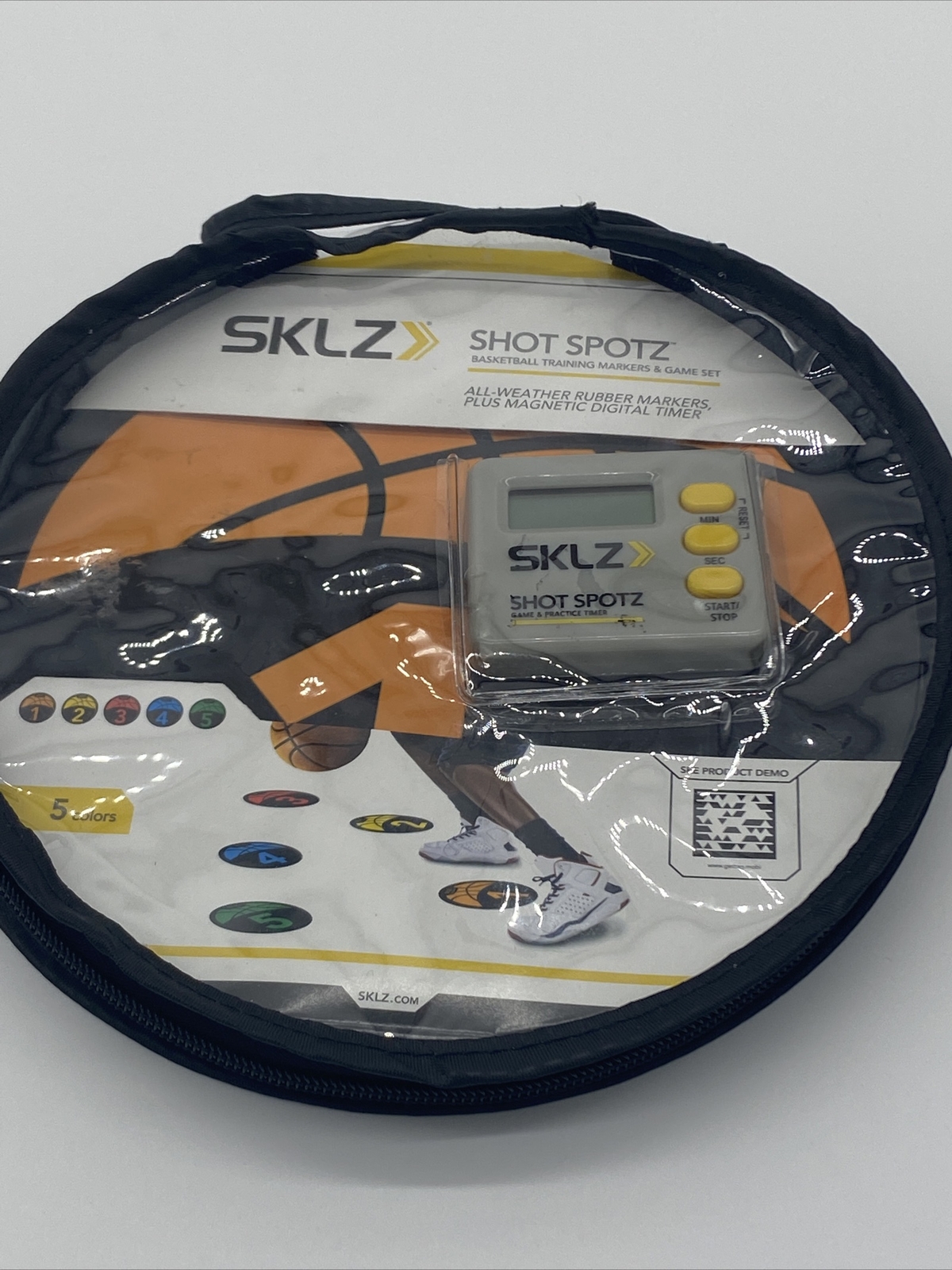 SKLZ Shot Spotz Basketball Training Markers With Digital Timer D16 for ...