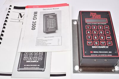 Shockwatch MAG 3500 Data Event Recorder W/ Operations Manual | eBay