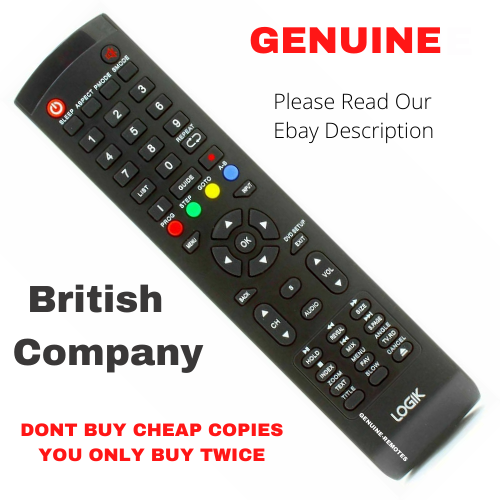 Genuine Logik TV Remote Control For L20HE15 & L29HED13 | eBay UK