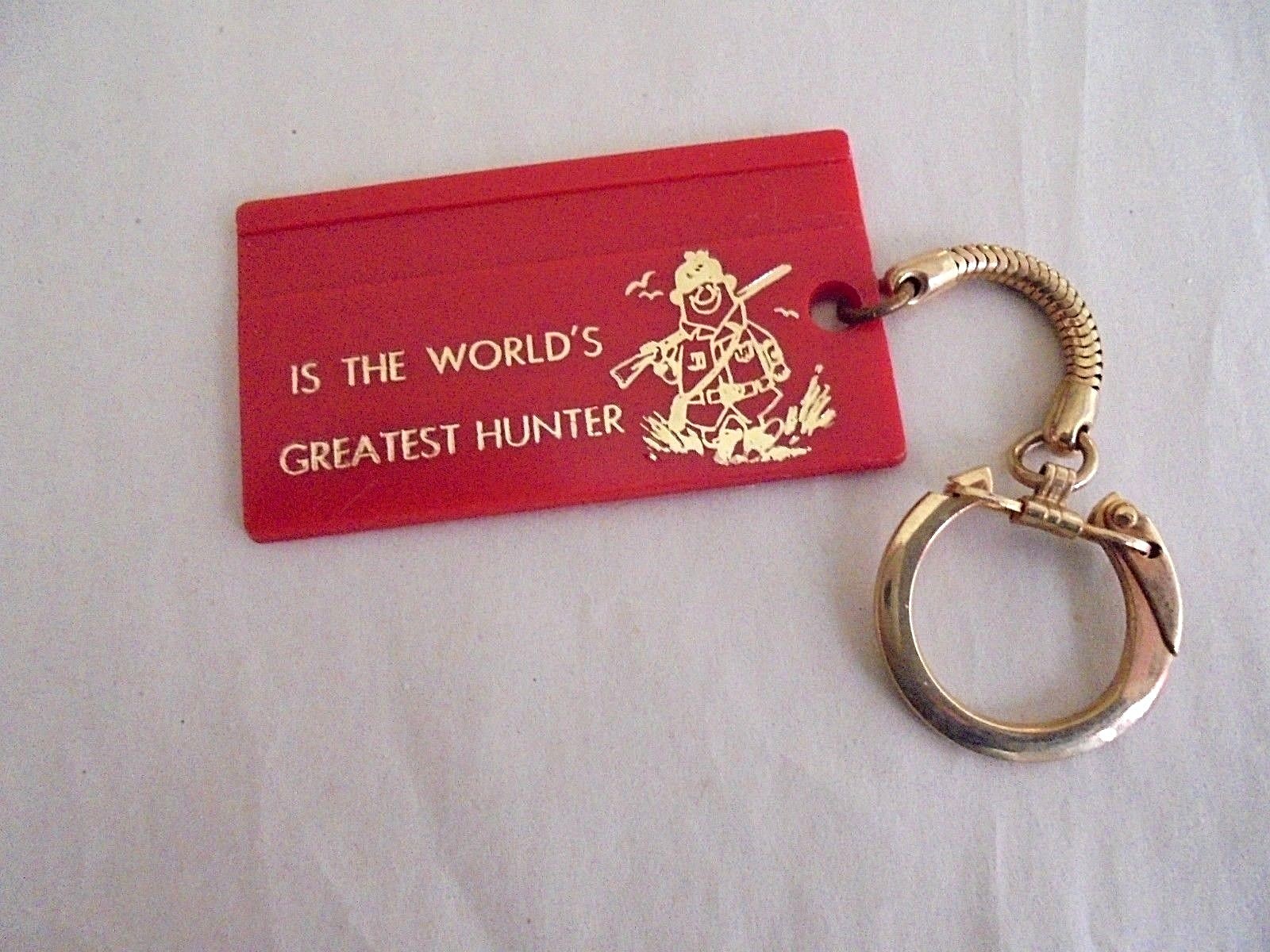 Vintage World's Greatest Hunter Novelty Keychain | eBay