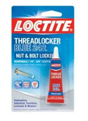 Loctite Heavy Duty Threadlocker, 0.2 oz, Blue 242, Single | eBay
