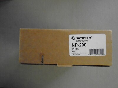 NOTIFIER NP-200 (WHITE) "NEW" | eBay