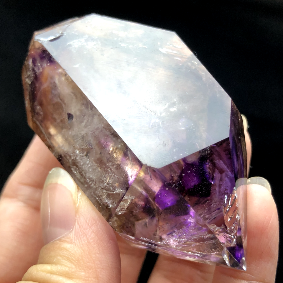 80g Extreme Transparency Purple Phantom Scepter Quartz Polished Mineral ...