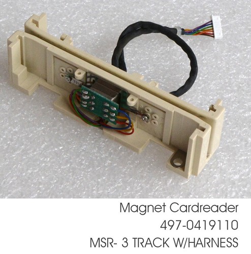 Magnetic Card Reader NCR Dynakey 497-0911410 MSR-3 Track Top MK2 | eBay