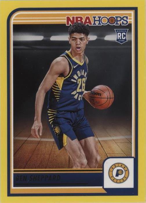 2023-24 Panini NBA Hoops - Rookies Ben Sheppard #261 Yellow (RC) for ...