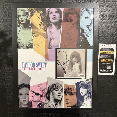 Taylor Swift Signed TTPD CD Framed Autograph JSA COA 12x16 Eras Tour ...
