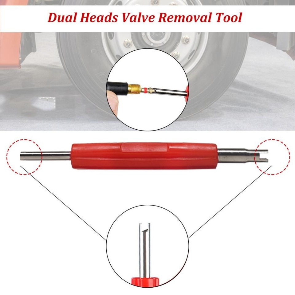 Tire Valve Stem Core Replacement Tool Kit TR413 Valve Core Remover ...