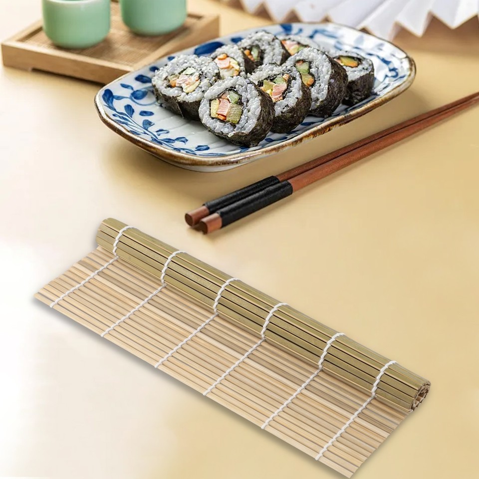 Enjoy flawless sushi presentation with this reliable mat (57 characters ...