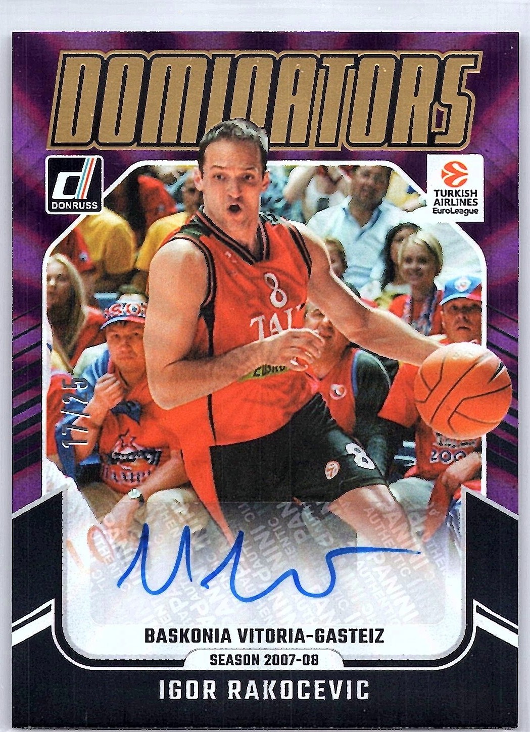 2024-25 Panini Donruss Euroleague - Dominators Signatures Igor ...