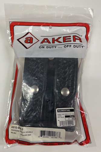 Aker A510-BW-3 Double Magazine Pouch Glock/HK 9/40 | eBay