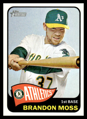 2014 Topps Heritage #224 Brandon Moss Oakland Athletics | eBay