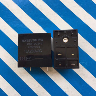 5Pcs PANASONIC JC1aF-DC24V 24VDC Power Relay 15A 250VAC 6Pin NEW | eBay