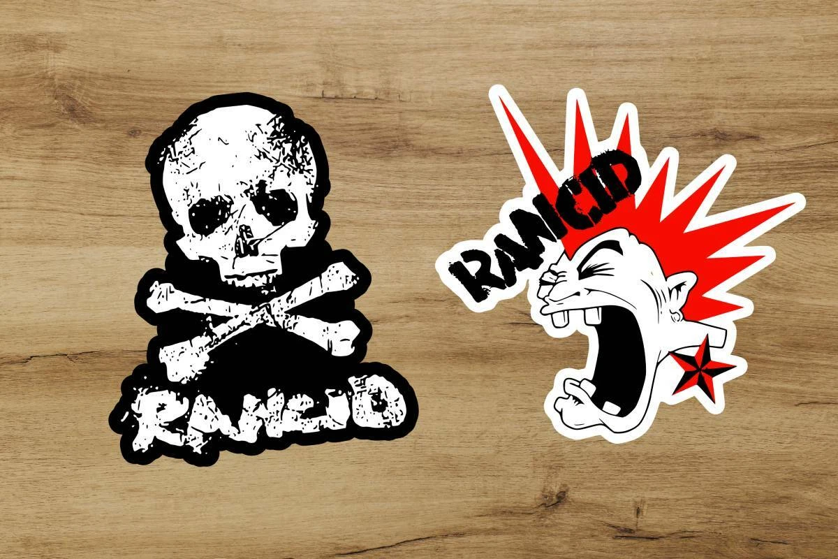 Rancid Logo Skull