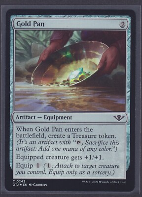 MTG - FOIL Gold Pan #242 Outlaws of Thunder Junction | eBay