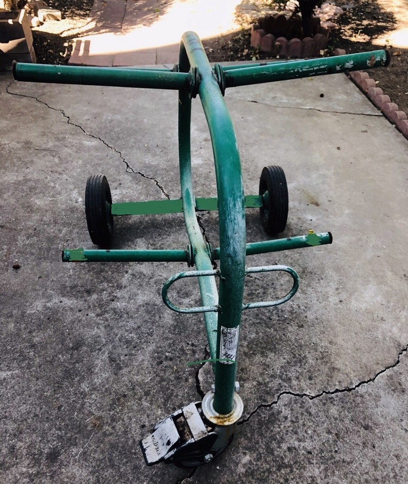 GREENLEE 909 Steel Welded Frame 6 Spindle Wire Dispenser Caddy 39”-30 ...