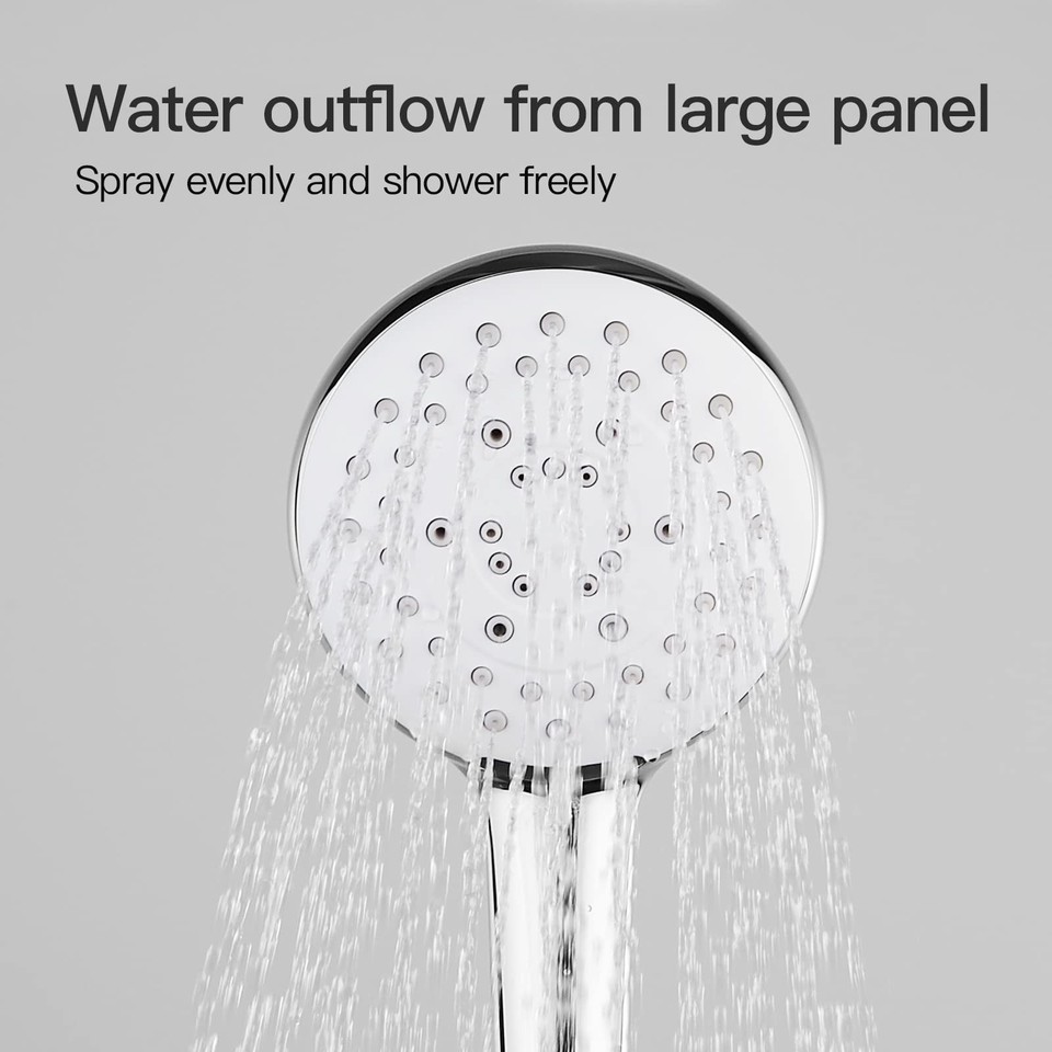Hand-Held Shower Head, Shower Head, High Water Pressure Nozzle, Five ...