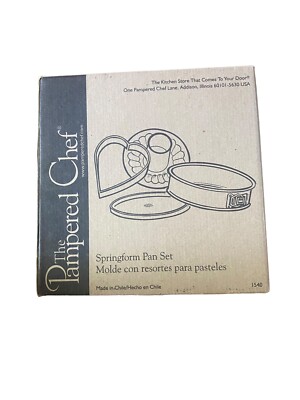 The Pampered Chef Springform Pan Set Heart Insert | eBay