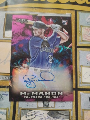 2018 Topps Fire #FA-RM RYAN MCMAHON Fire Auto Magenta RC /25 | eBay