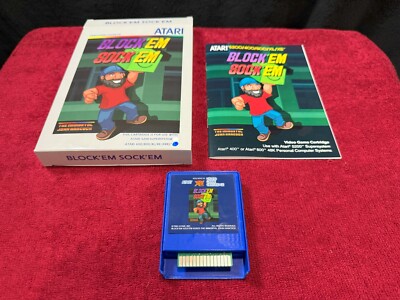 Atari 800/XL/XE Computer Block'em Sock'em New Puzzle Game | eBay