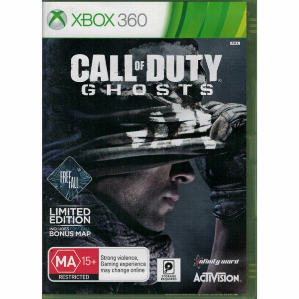 Call of Duty Ghosts Xbox 360 Game Ma15 Activision Shooter Warfare PAL ...