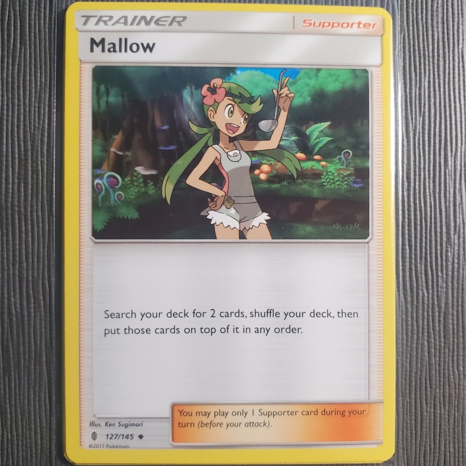 Pokemon TCG Mallow #127 Pokemon Guardians Rising Trainer Uncommon MP | eBay