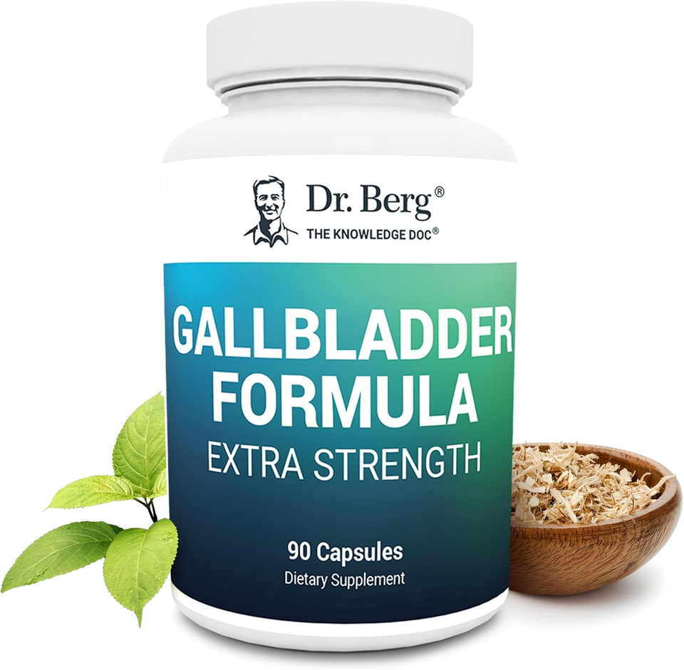 Dr. Berg Gallbladder Formula Extra Strength - with Ox Bile Powder and ...