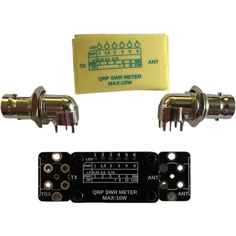 QRP SWR meter 1-50MHz QRP SWR meter kit 10W Removable BNC pad design | eBay