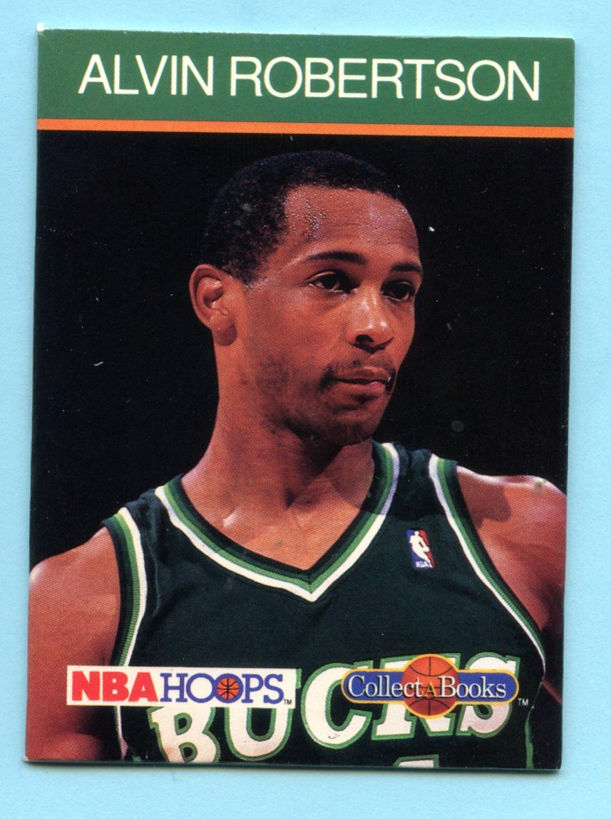 1990 Collect A Books -- Alvin Robertson -- Milwaukee Bucks -- Box 732 ...