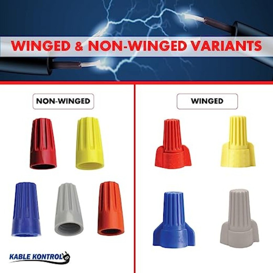 100pcs PVC Wire Nuts Connectors HP11 Connect Electrical Wiring | eBay ...