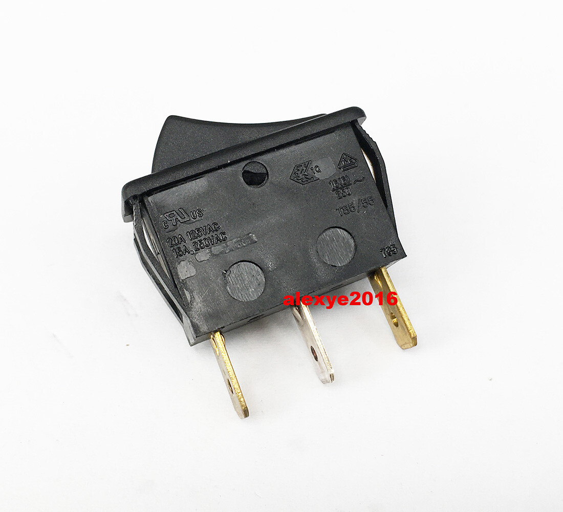 SWANN SERIES 44 Rocker Switch 3 Pins 2 Positions Maintained 20A 125V ...
