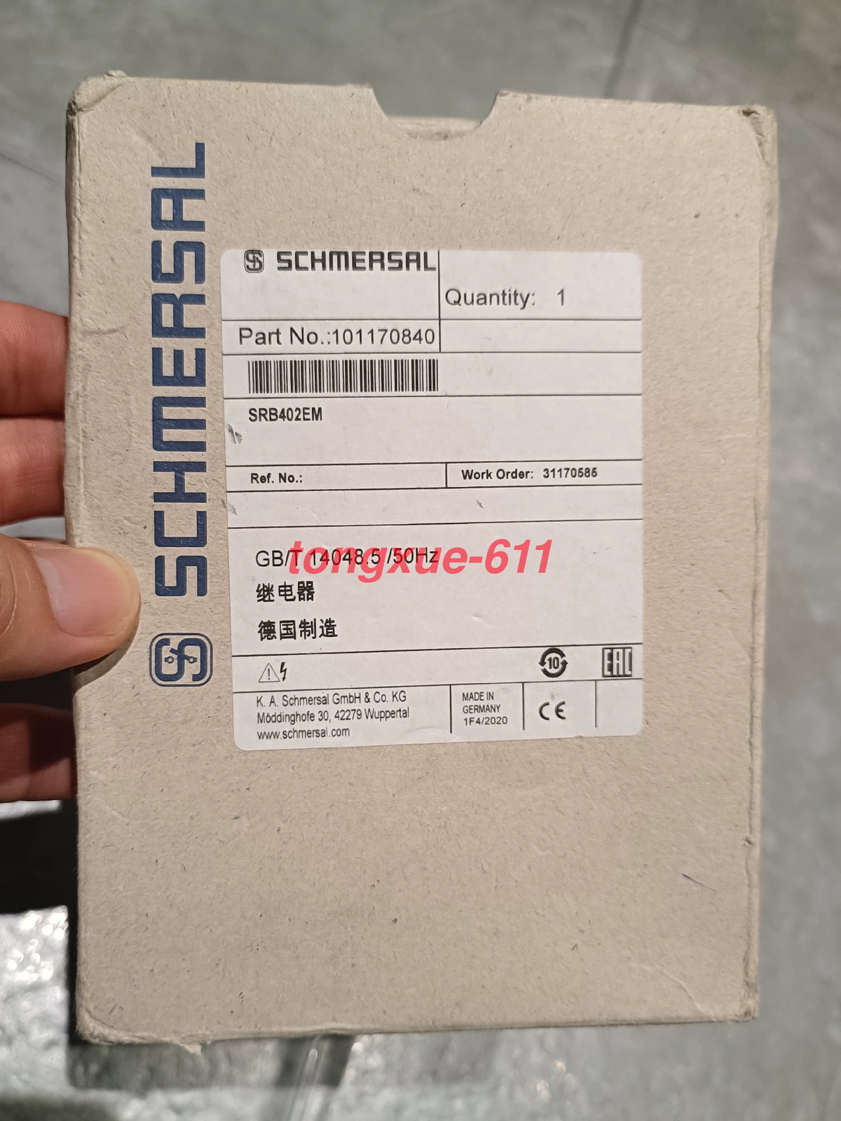 SRB402EM-24V Brand New SRB402EM24V Safety Relay 101170840 Via FedEx or ...