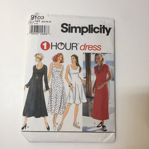 Simplicity 9103 Size 6-12 Misses' Miss Petite Dress Sleeve Length ...
