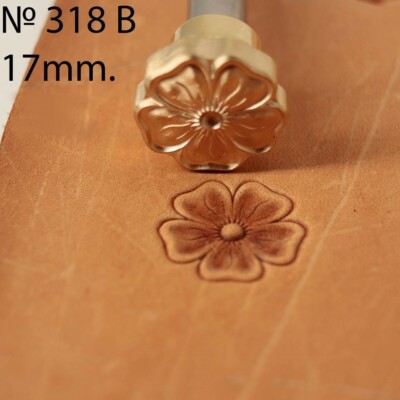 Flower Leather Stamp Tools Stamps Stamping Carving Brass Tool Crafting ...