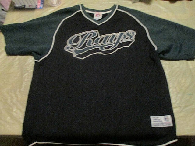 MLB TAMPA BAY DEVIL RAYS JERSEY SHIRT MENS SIZE LARGE 100%POLY ...