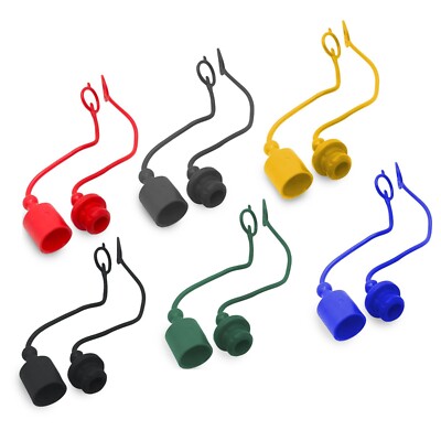 1/2" AG Style Dust Caps Cover Hydraulic quick coupler (6 Sets) | eBay