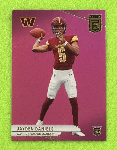 2024 Panini Donruss Elite Jayden Daniels RC PINK Parallel Washington ...