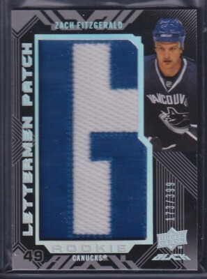 ZACH FITZGERALD - 2008 Upper Deck Black Lettermen Patch #75, /399 | eBay