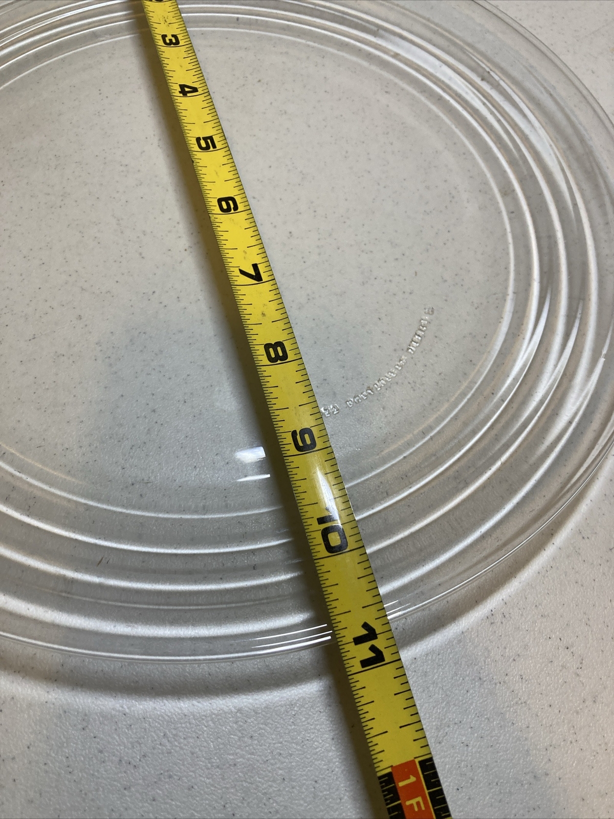 4 Libby Duratuff 10.5 Inch Clear Glass Plates . Dinner, Cake , Catering ...