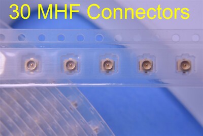 30 Molex MCRF Ultra-microminiature MHF Connectors 6 GHz @ 50 Ohm P/N ...