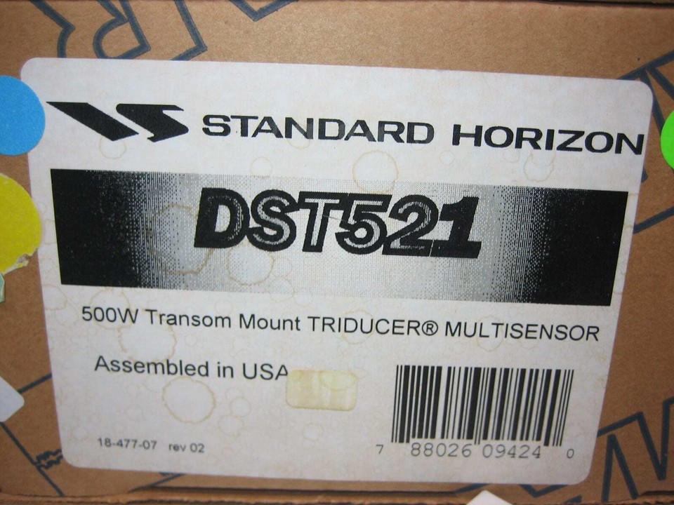 Standard Horizon *NEW* DST521 / Airmar P58 Transducer 50/200khz for ...