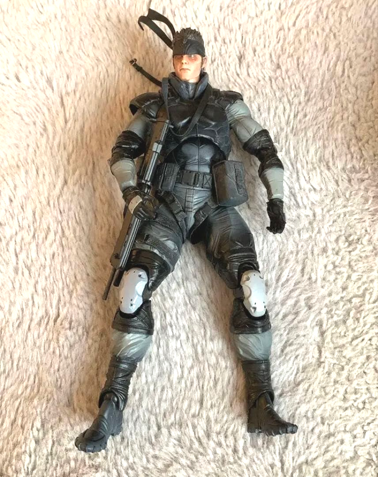 Square Enix Play Arts Kai Metal Gear Solid SOLID SNAKE Figure 25th NO ...