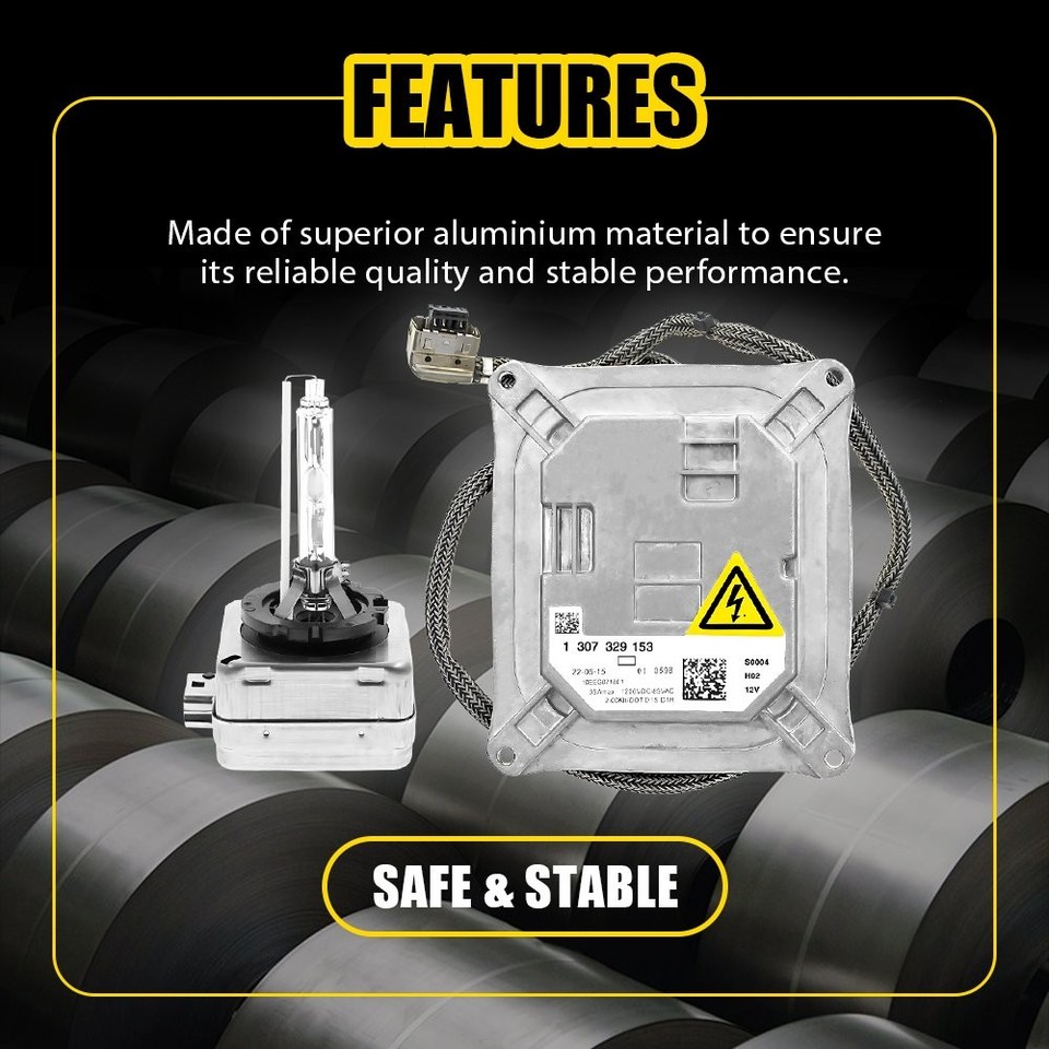 Front Left Right Side HID Xenon Headlight Ballasts & Bulbs For BMW Mini ...