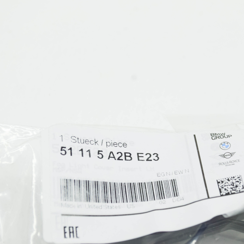 NEW BMW X6 G06 FRONT BUMPER LEFT GRILLE TRIM 51115A2BE23 5A2BE23 ...