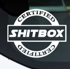 Certified ShitBox Decal Stickers Car Tumbler Window Bumper Decor | eBay