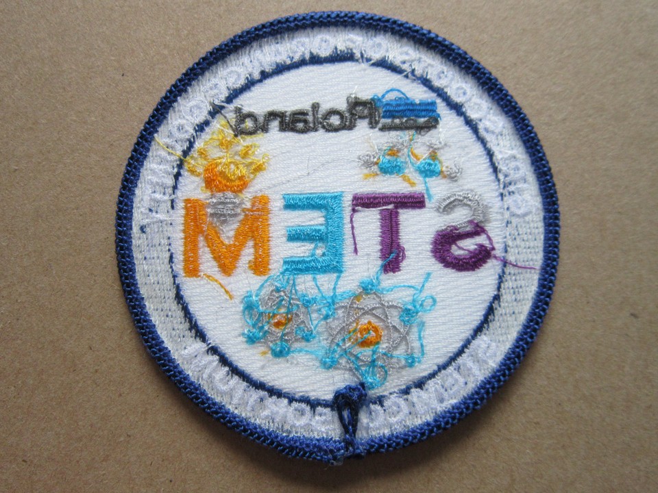 Girl Scouts Orange County STEM BSA Cloth Patch Badge Boy Scouts ...