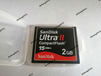 Sandisk Ultra II compactflash 15MB/S 2GB CF CARD | eBay UK